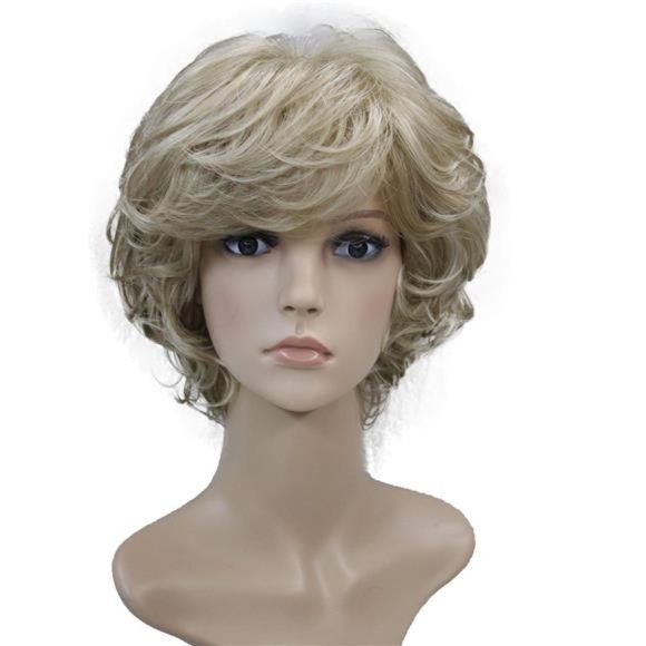 Other | Short Layered Shaggy Wavy Wig | Poshmark